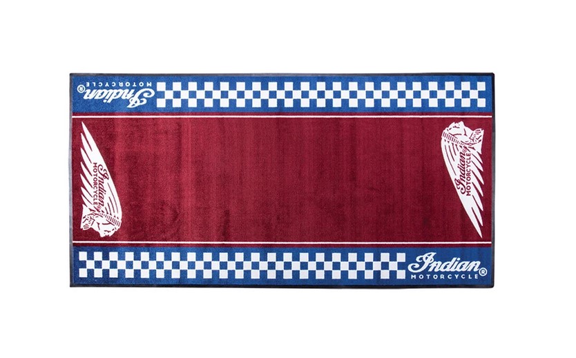 Indian Checkered bike mat multi – Webbshop Indian checkered bike mat